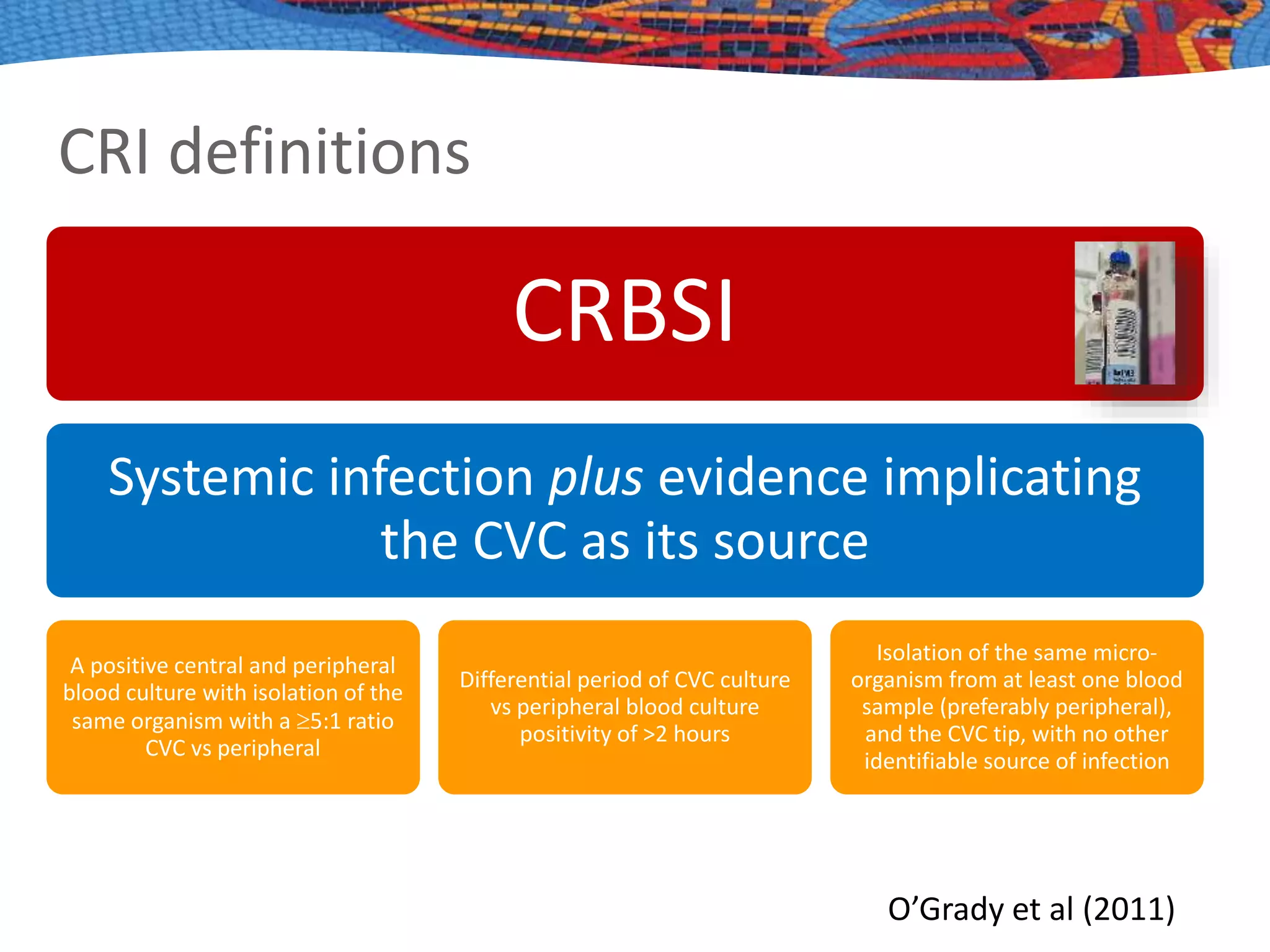 Complications of Central Venous Catheters: current perspectives | PPTX