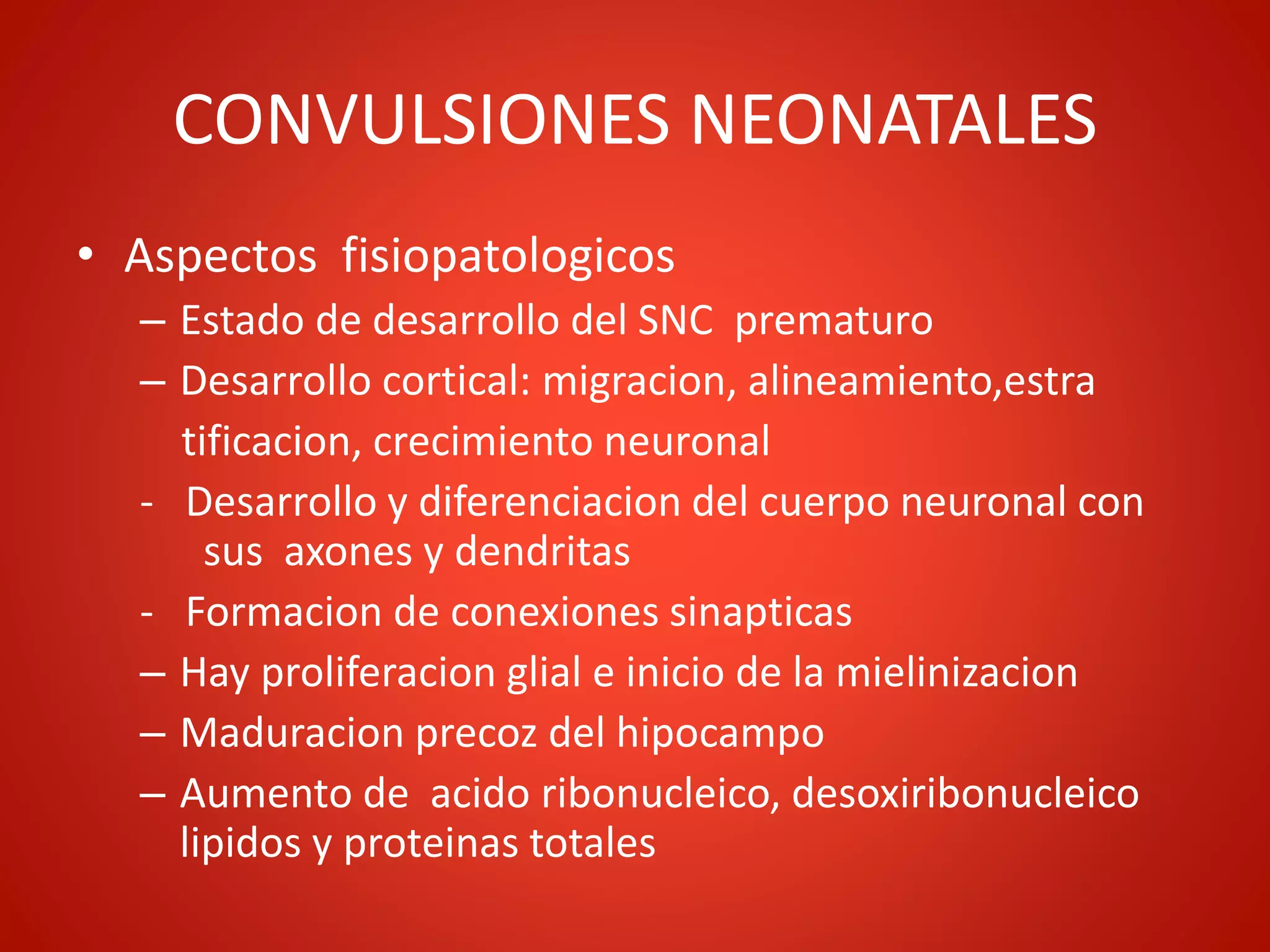 9 convulsiones neonatales | PPTX