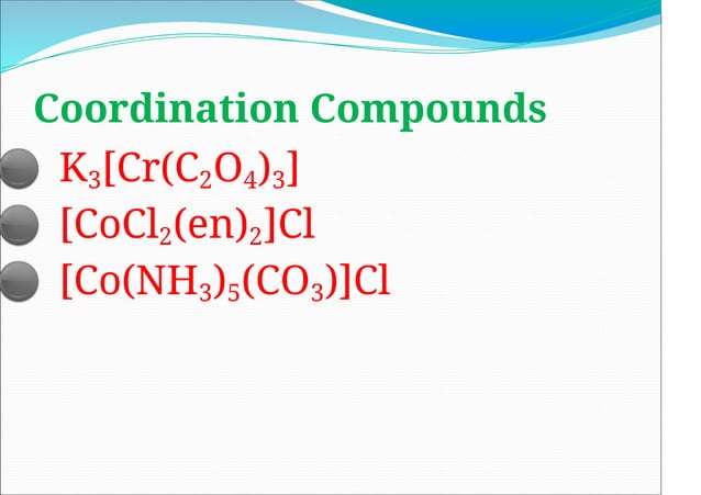 Coordination Chemistry | PPT