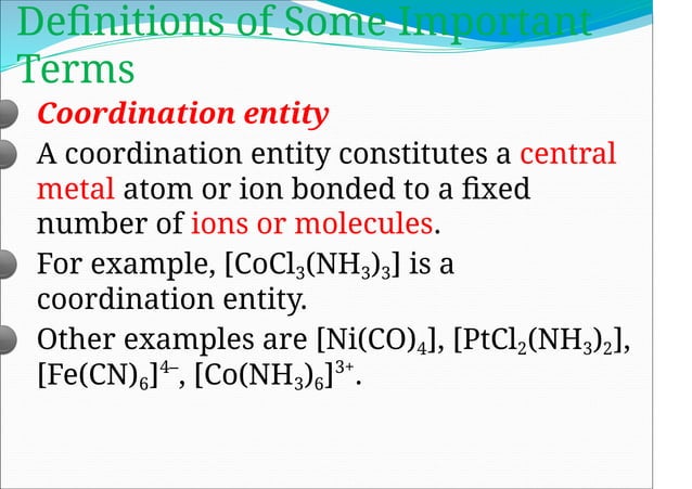 Coordination Chemistry | PPT