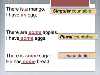 9 A Countable and uncountable nouns | PPT