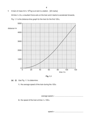 9th grade physics exam | PDF