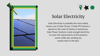 9 creative applications of green energy | PPT