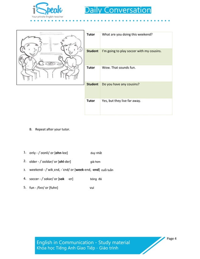 Chapter 1 unit 2. my family | PDF