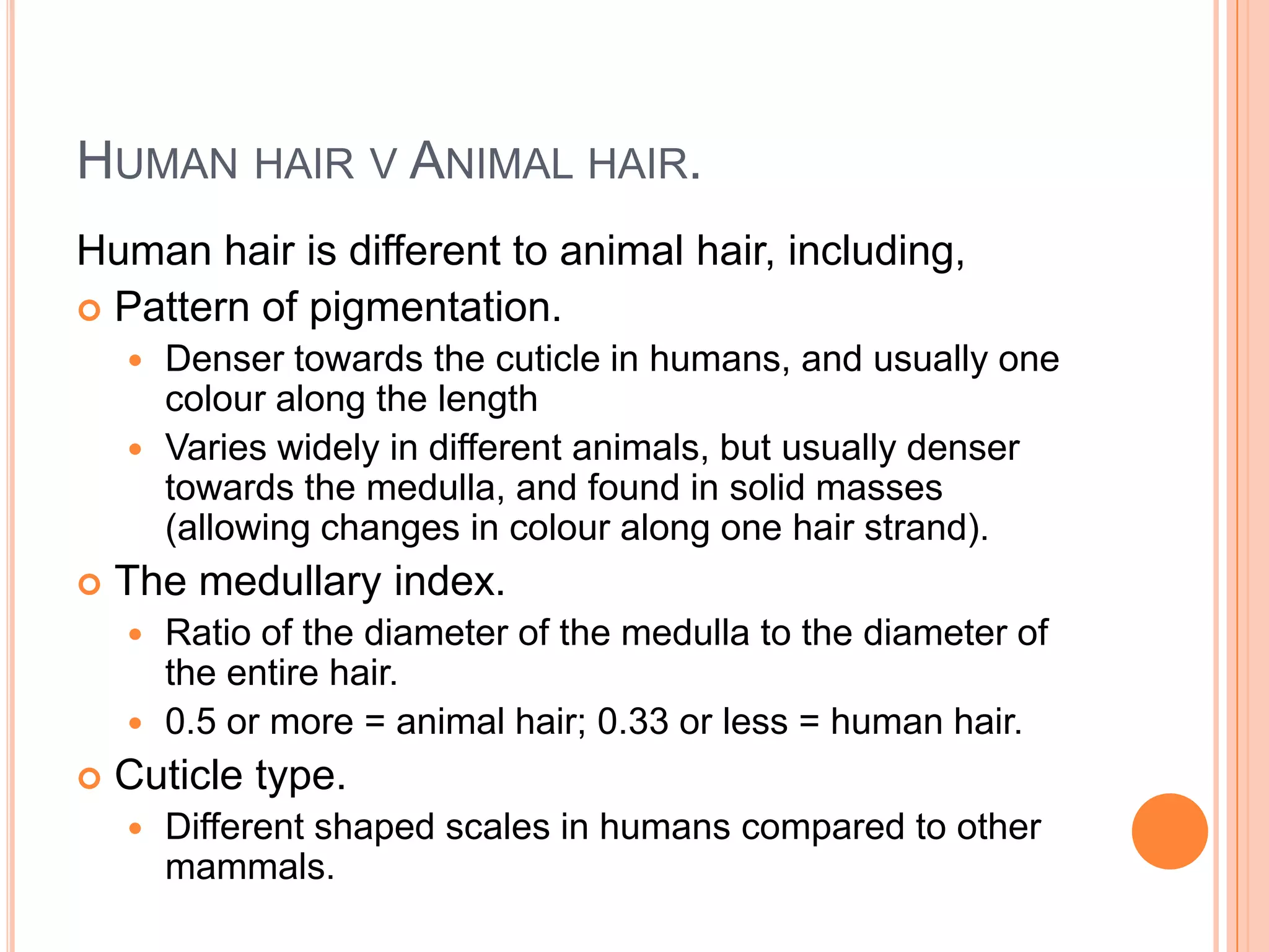 Forensic Science - 04 Hair | PPTX