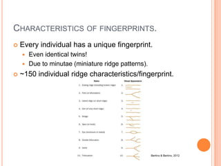 Forensic Science - 05 Fingerprints | PPTX
