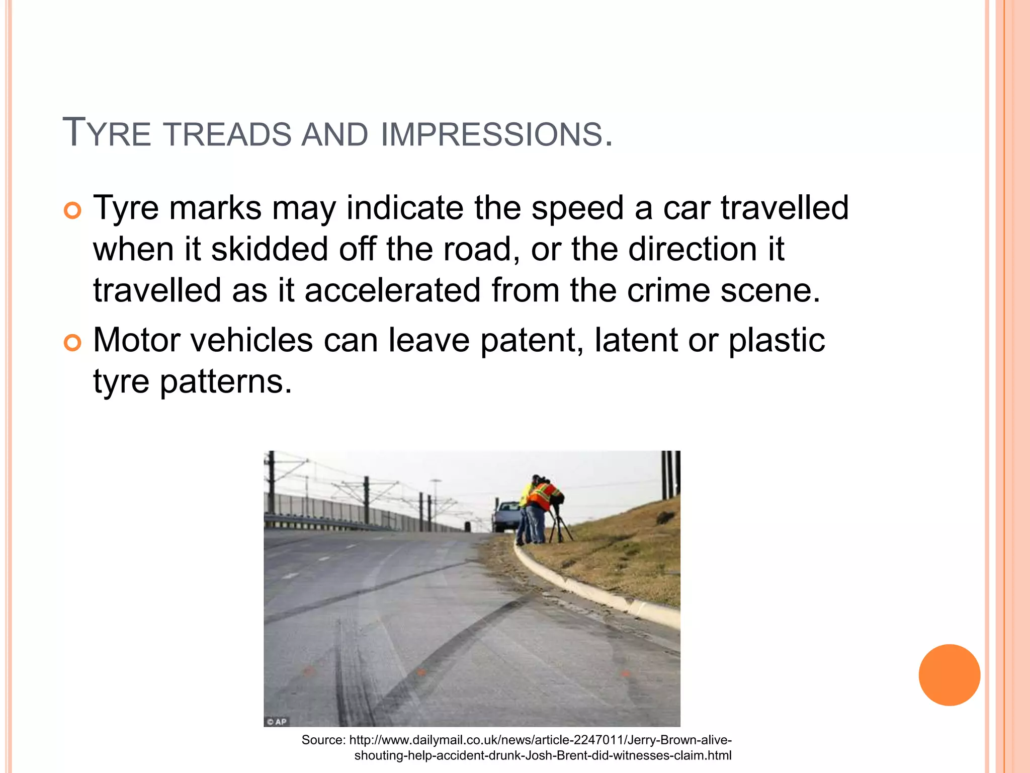 Forensic Science - 07 Casts and impressions | PPTX