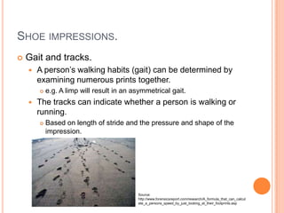 Forensic Science - 07 Casts and impressions | PPTX