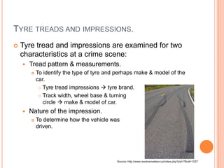 Forensic Science - 07 Casts and impressions | PPTX