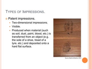 Forensic Science - 07 Casts and impressions | PPTX