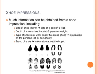 Forensic Science - 07 Casts and impressions | PPTX