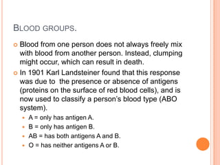 Forensic Science - 09 Blood and blood splatter | PPTX