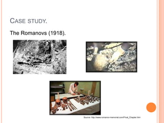 Forensic Science - 06 Skeletons and bones | PPTX