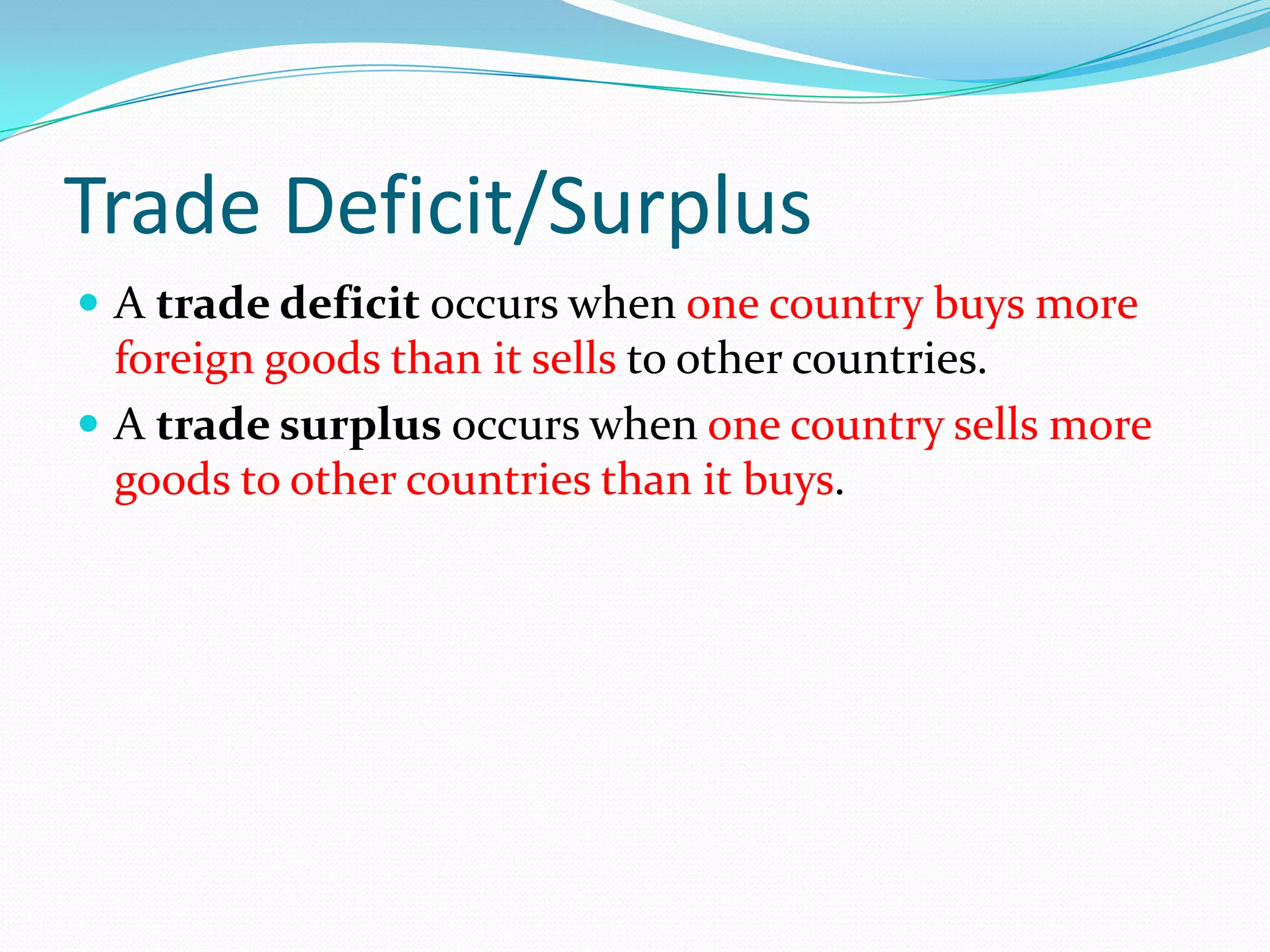 9c trade deficit surplus | PPTX