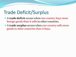 9c trade deficit surplus | PPTX
