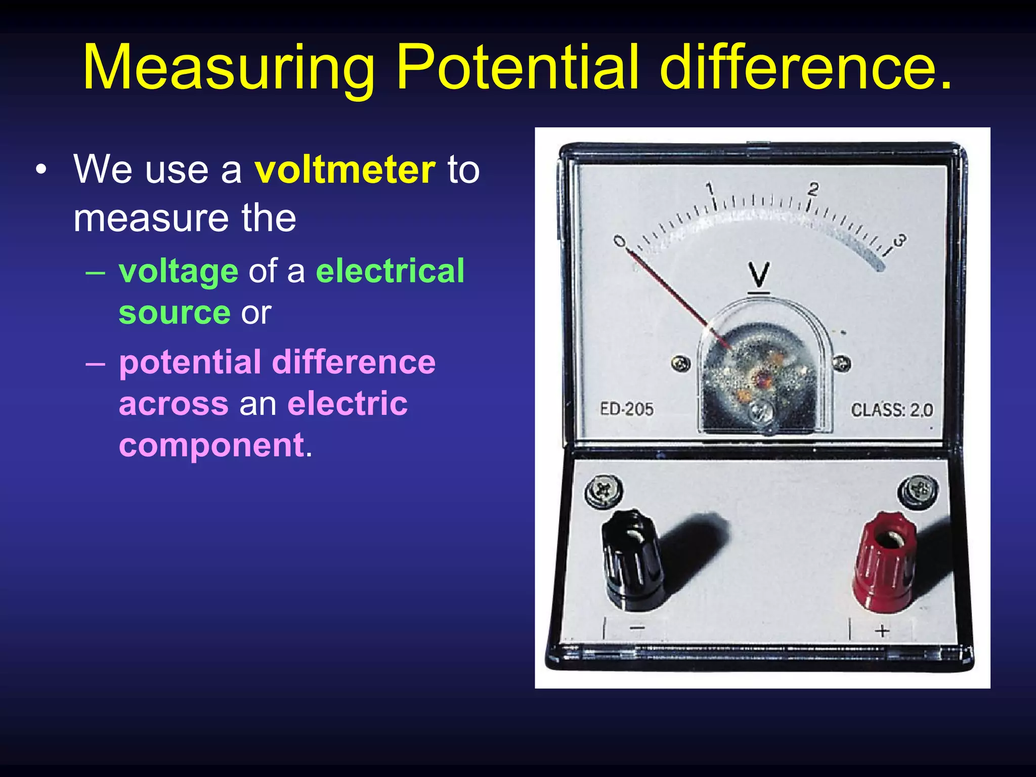 9 current, potential difference & resistance hbl (edited ) | PPTX ...
