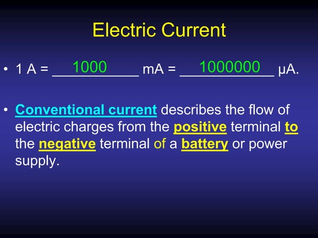 9 current, potential difference & resistance hbl (edited ) | PPTX ...