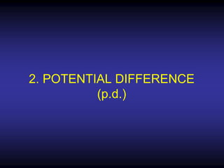 9 current, potential difference & resistance hbl (edited ) | PPTX | Chemistry | Science