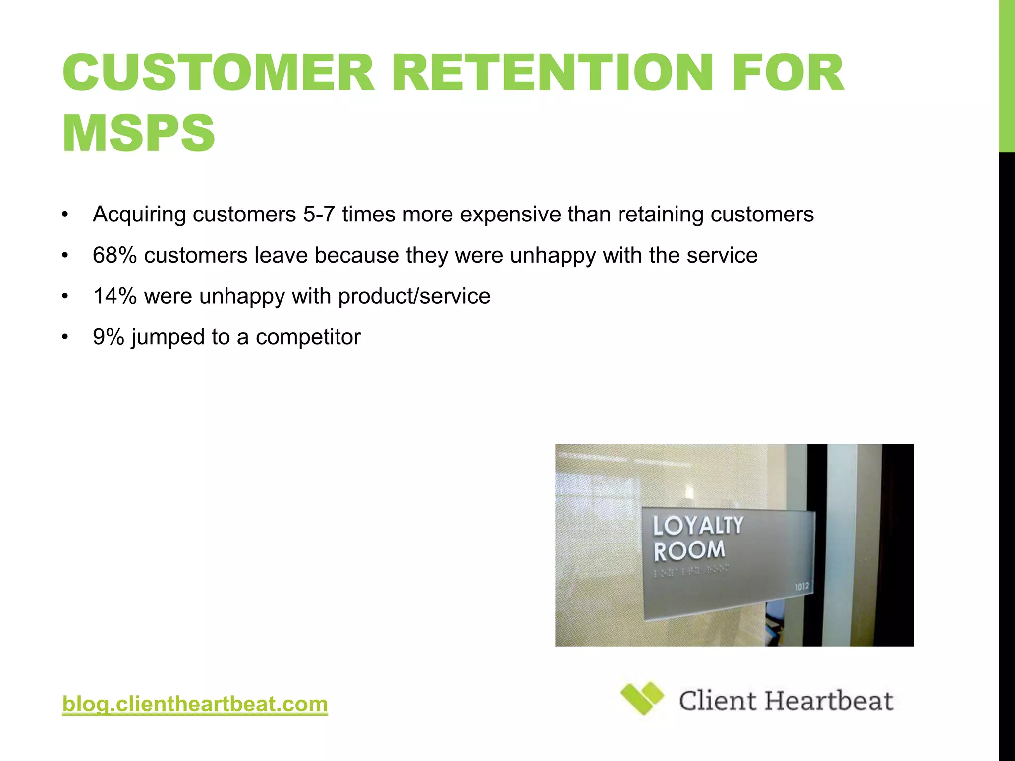 9 customer retention strategies for MSPs | PPTX