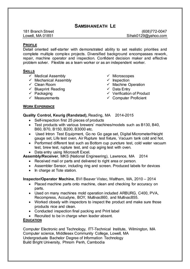 Sam's Resume | PDF