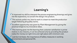 Industrial Internship Presentation | PPTX