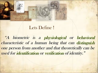 Biometric Presentation | PPT