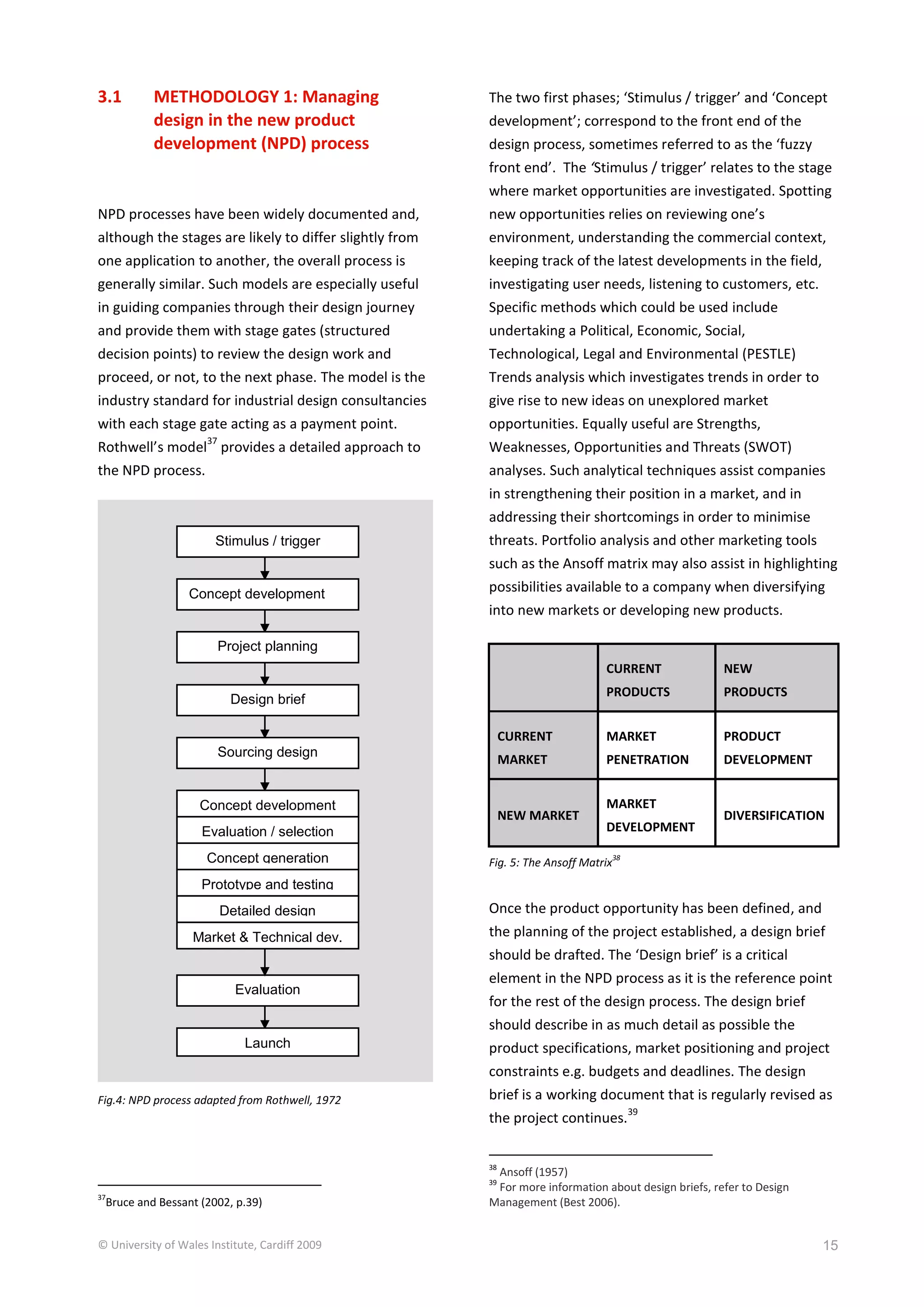 Overview of design management methodologies | PDF