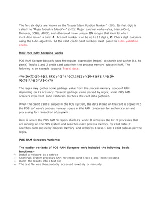 Understanding the POS Malware | DOCX | Operating Systems | Computer ...