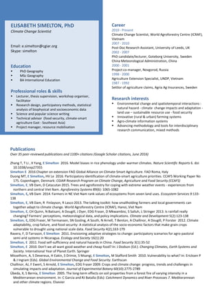 Simelton_CV_Aug2016 | PDF