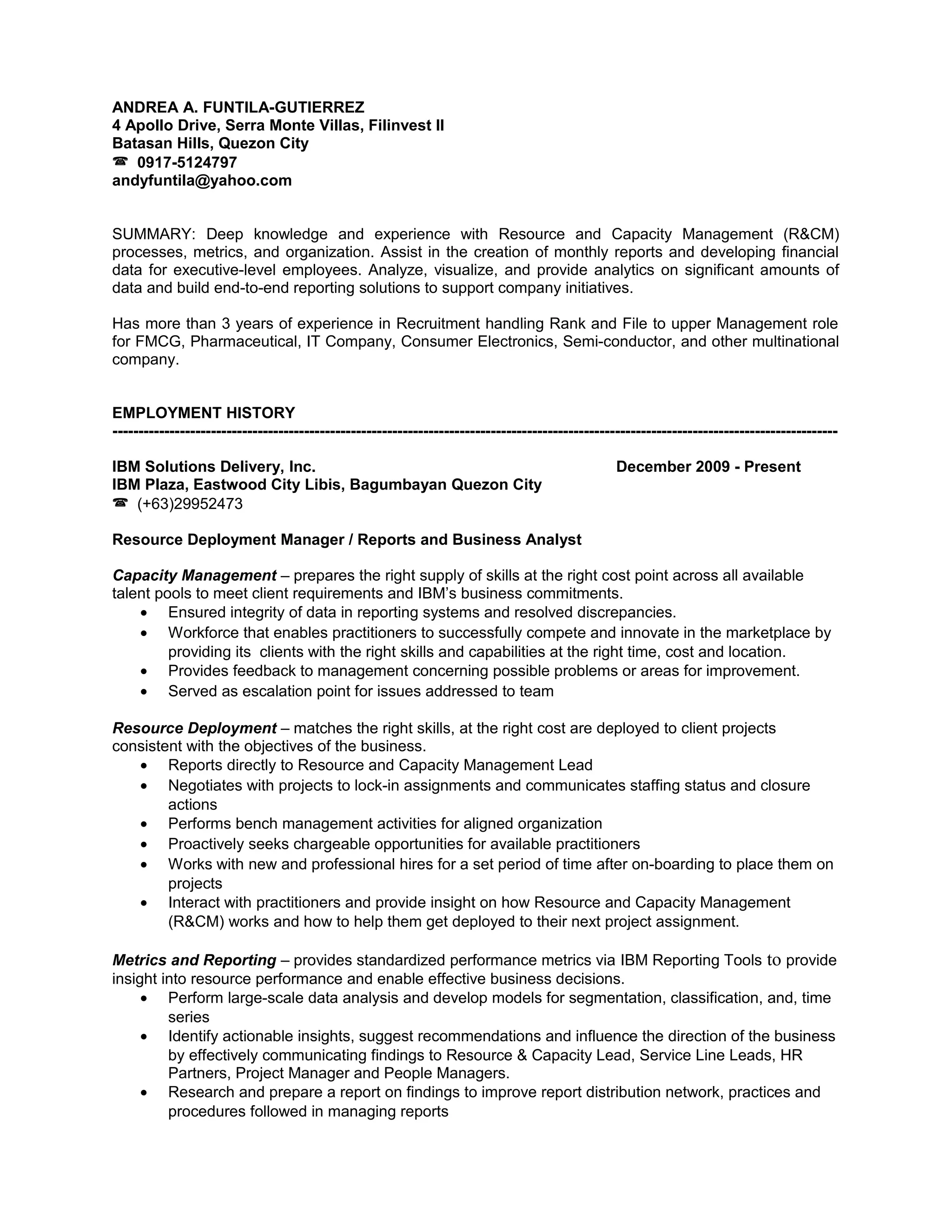 Andrea A. Funtila-Gutierrez CV | DOC