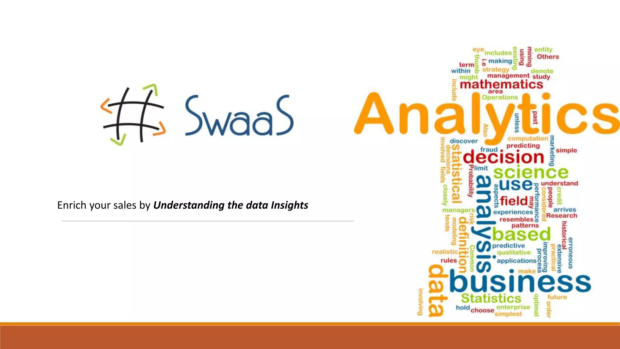 SwaaS Analytics Client Presentation | PPTX
