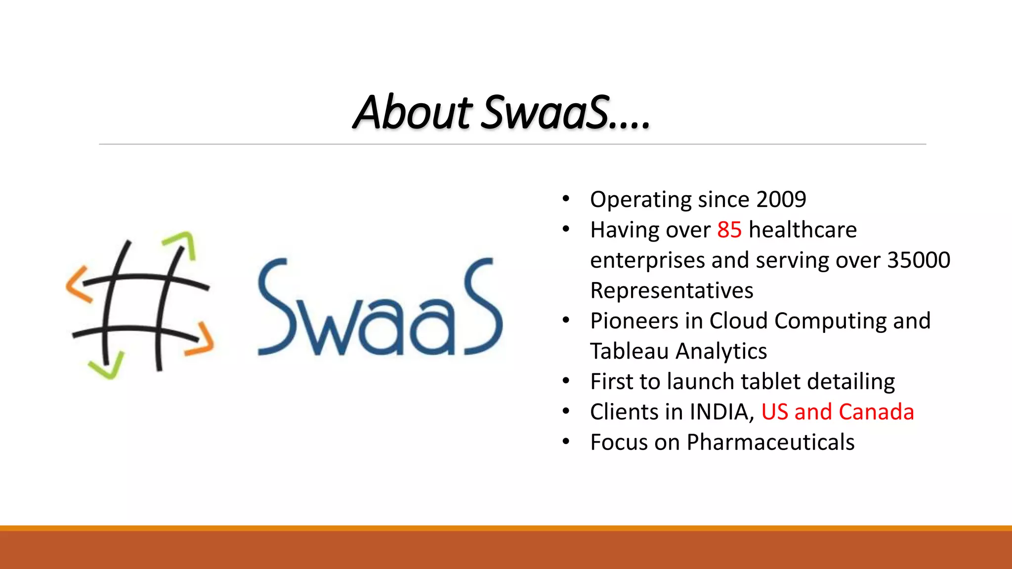 SwaaS Analytics Client Presentation | PPTX
