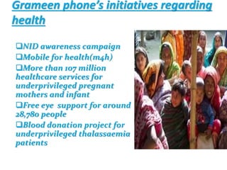 Presentation on Corporate social responsibility of Grameen Phone | PPTX