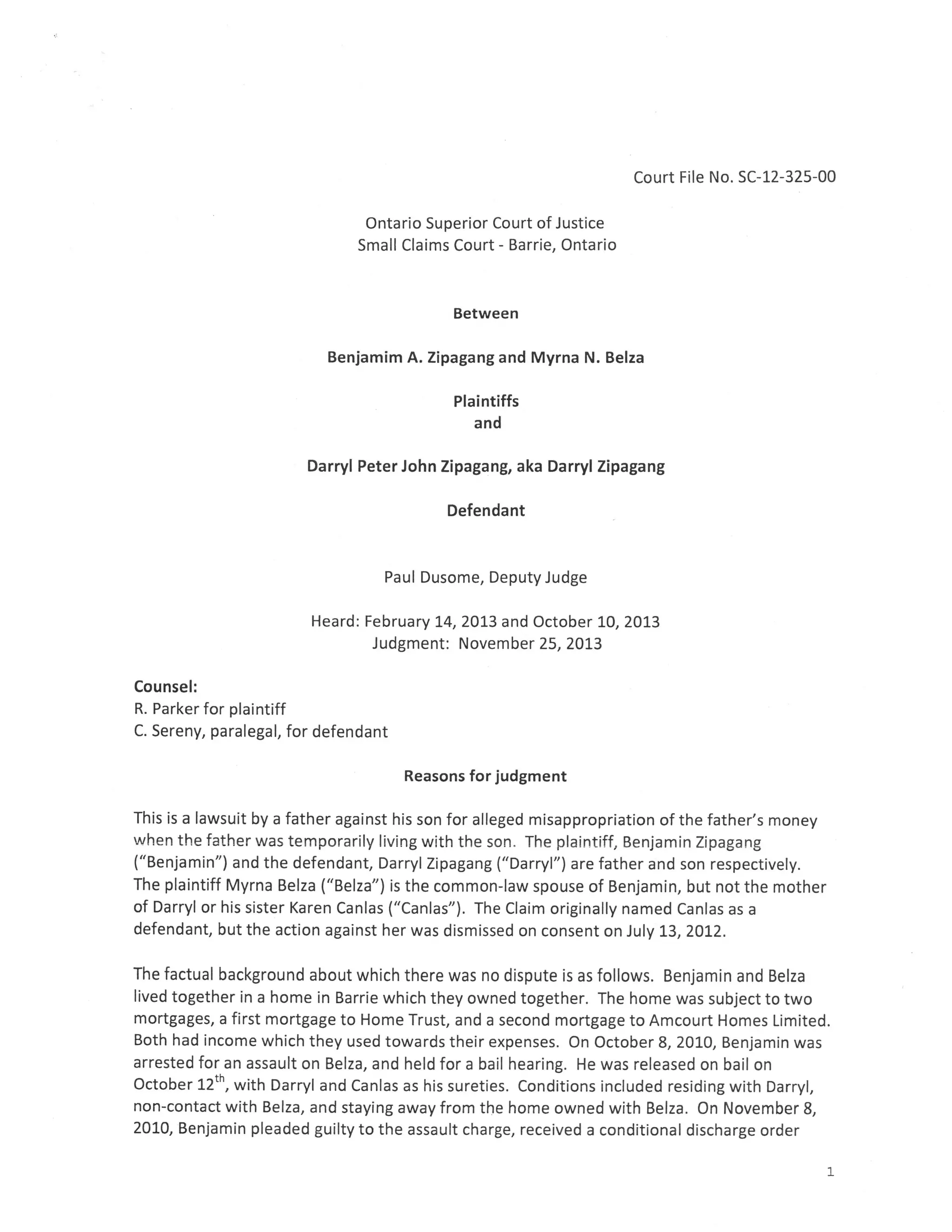 Zipagang Order Dusome | PDF