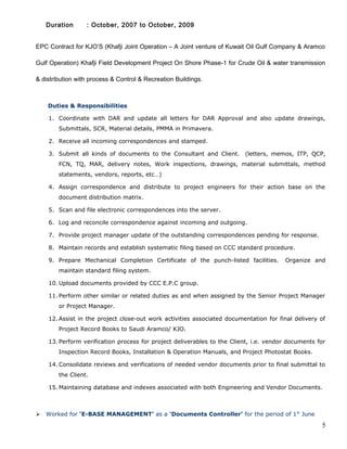 Faisal Khan - Documents Controller | DOC