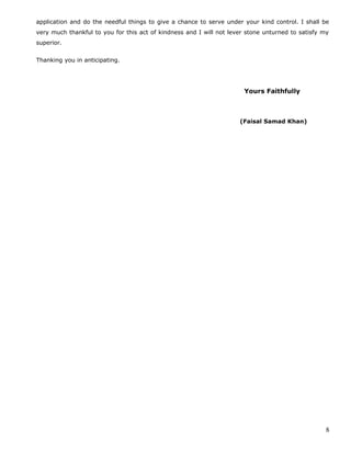 Faisal Khan - Documents Controller | DOC