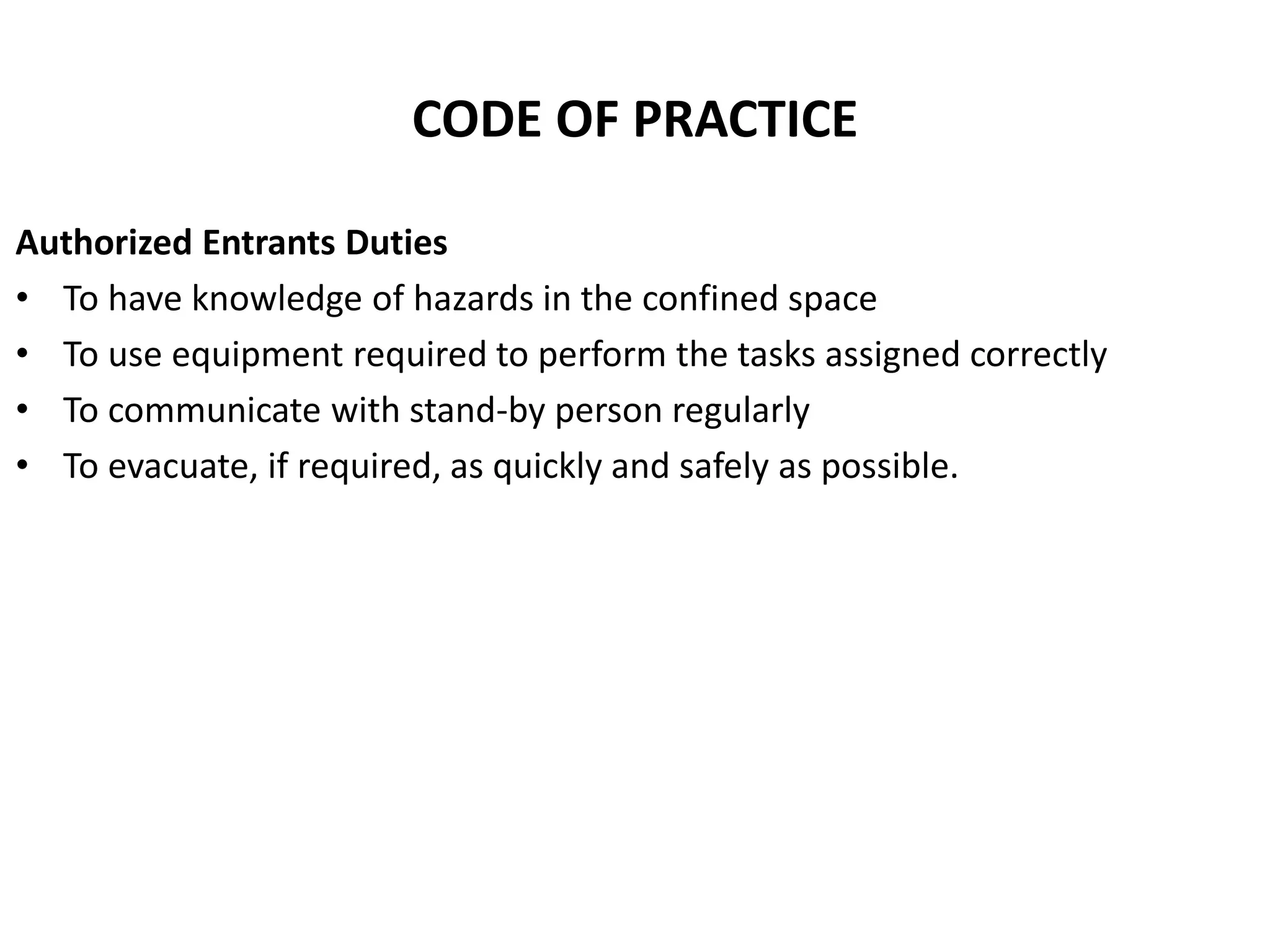 CONFINED SPACE TRAINING | PPTX
