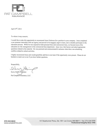 PCI Letter | PDF