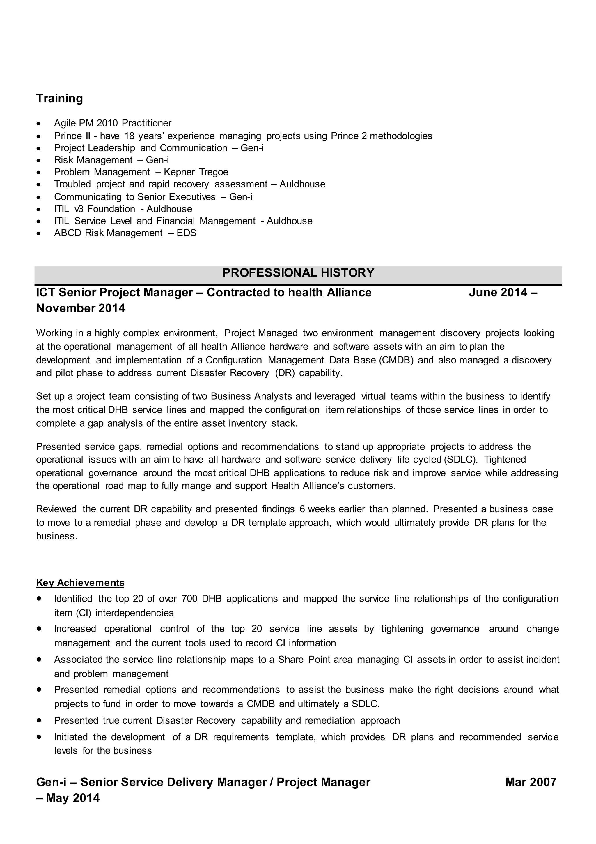 Gary Cowdrey CV 2015 v2.1 | DOCX | Business Administration | Business