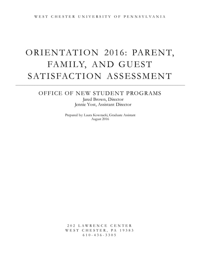 Orientation Assessment | PDF