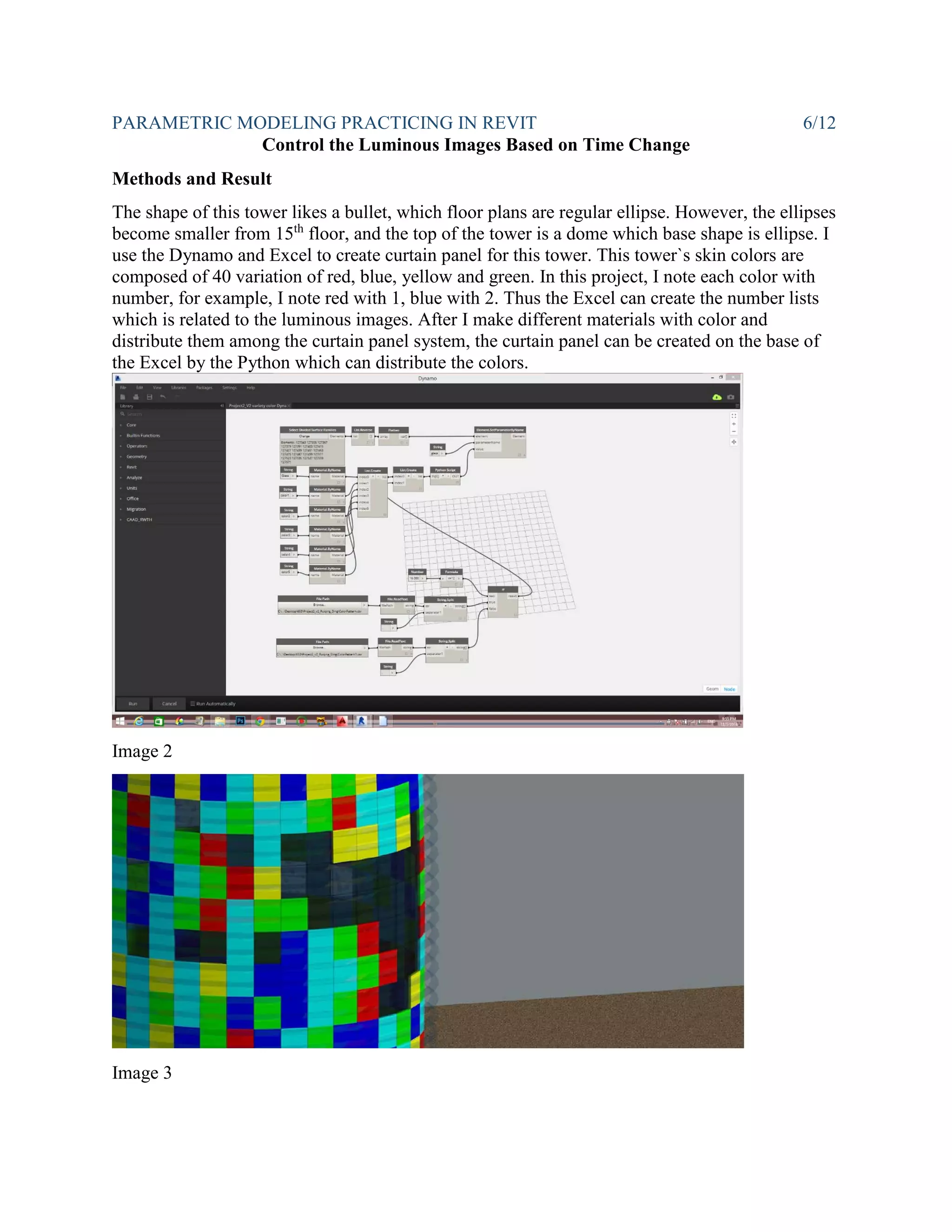 Parametric Modeling Practicing In Revit-Ruiqing | PDF | 3-D Graphics ...