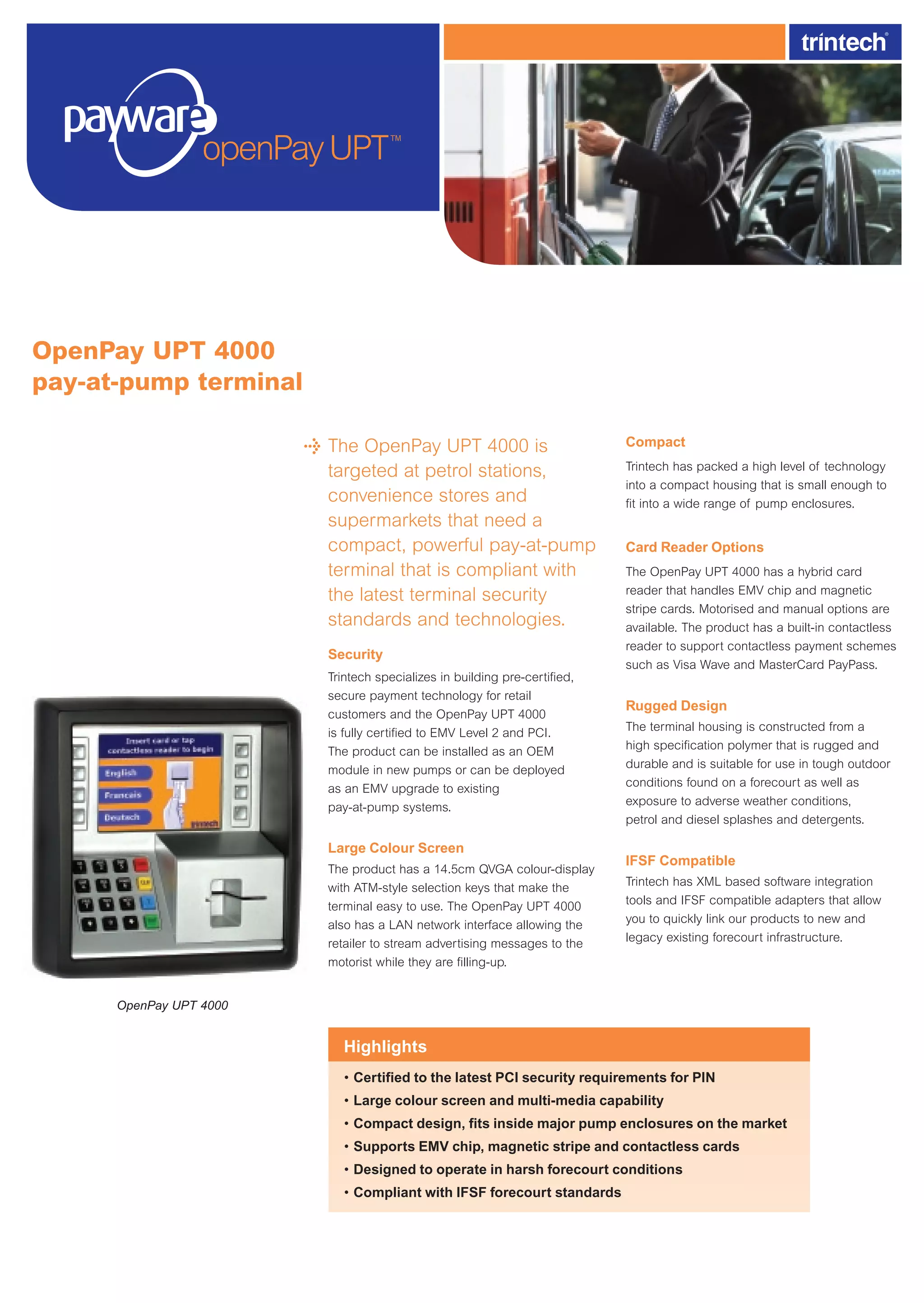 openpayUPT-4000 | PDF