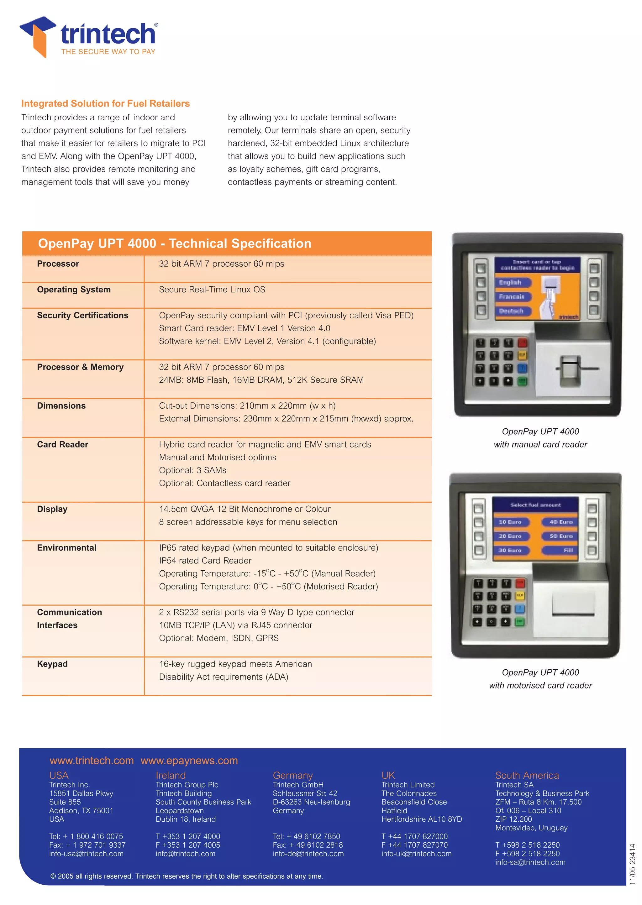 openpayUPT-4000 | PDF