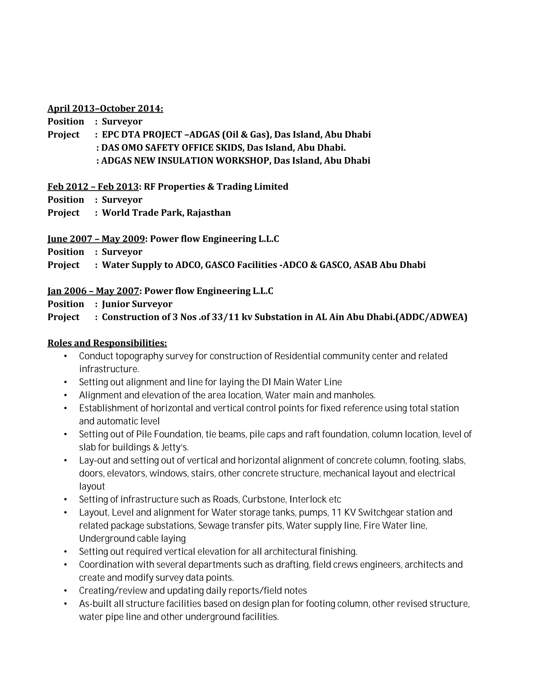 Sunil resume | PDF | Civil Engineering Industry | Industries