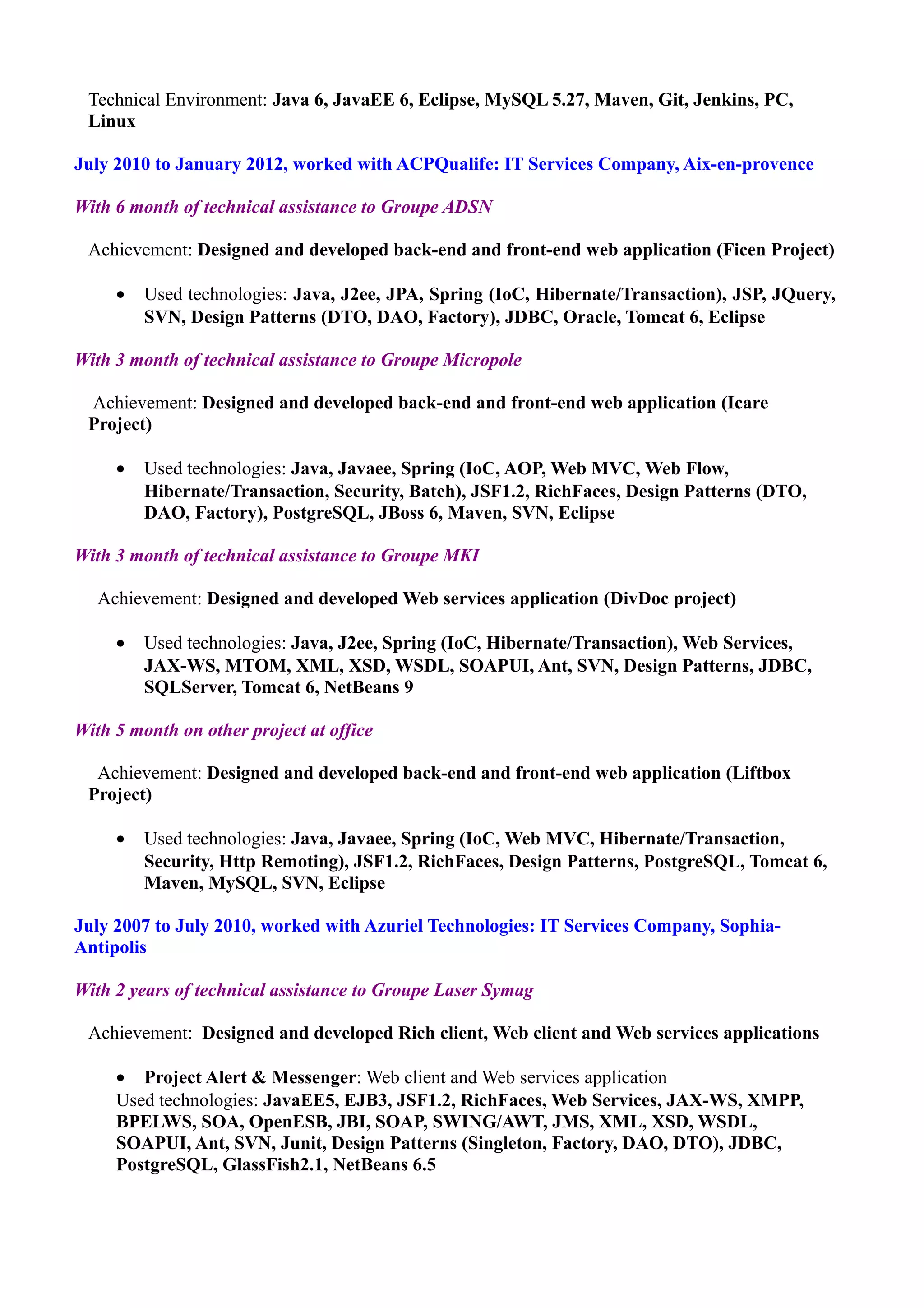 cv_en | DOC | Web Development | Internet