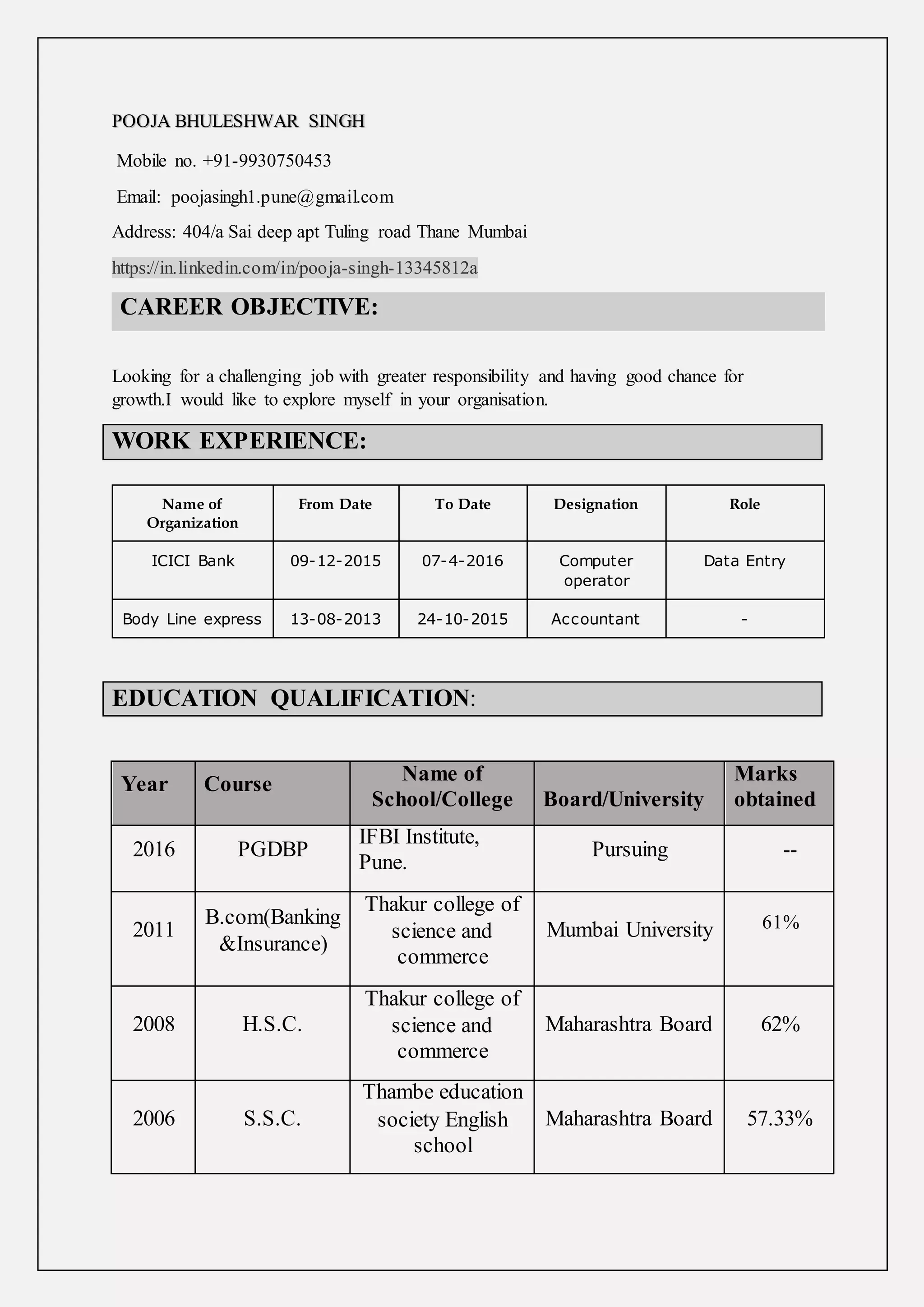 pooja RESUME (1) | DOCX