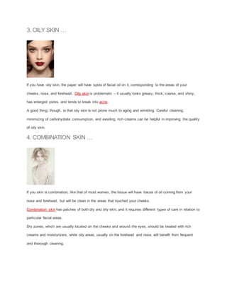 5 BASIC SKIN TYPES | DOCX | Skin and Dermatology | Diseases and Conditions