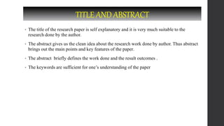 CRITICAL REVIEW PPT | PPTX