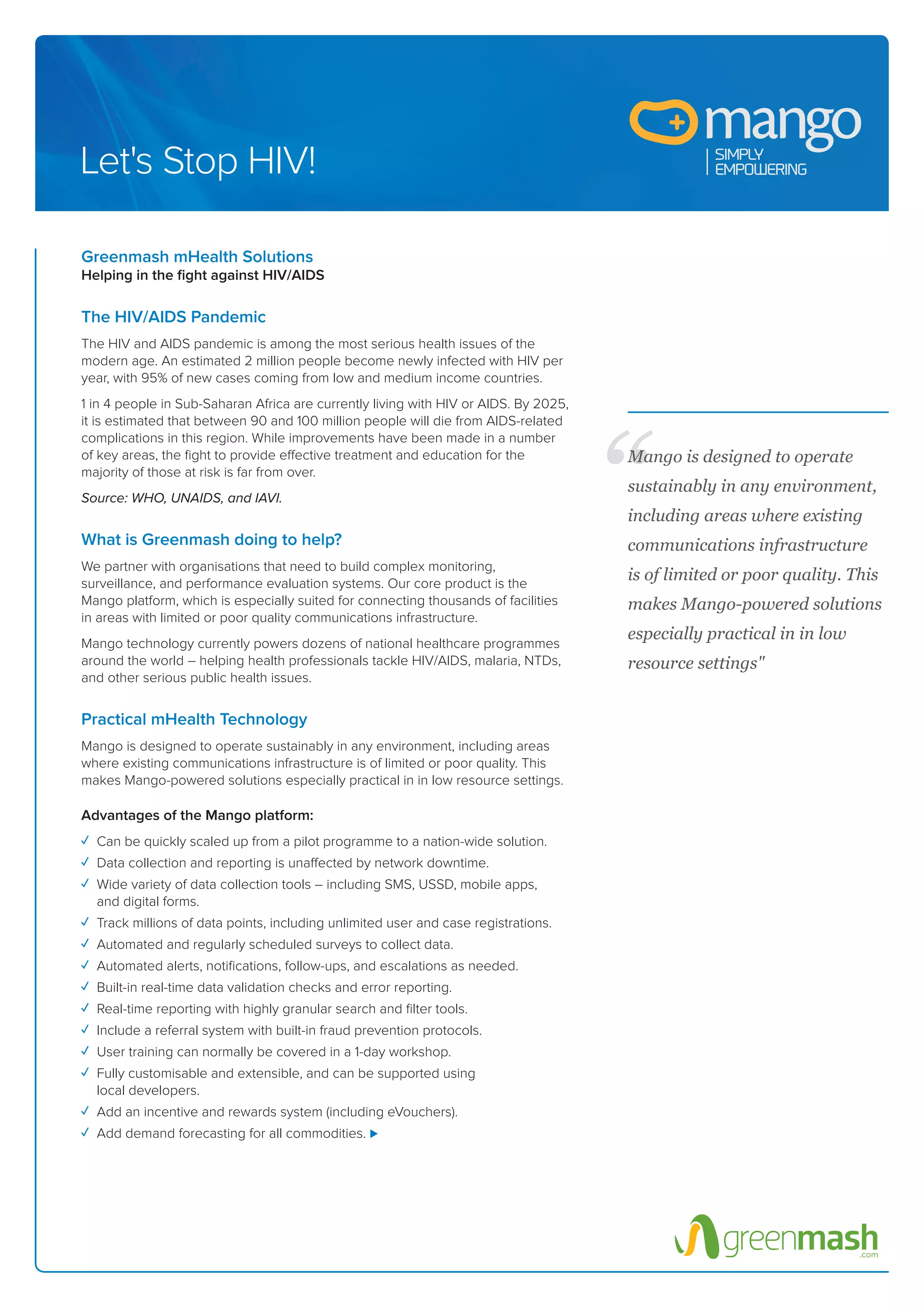 Greenmash–HIV V2 | PDF