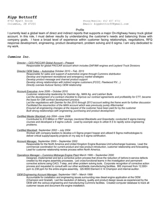 Kipp Bottorff Update 2016 v2 | PDF